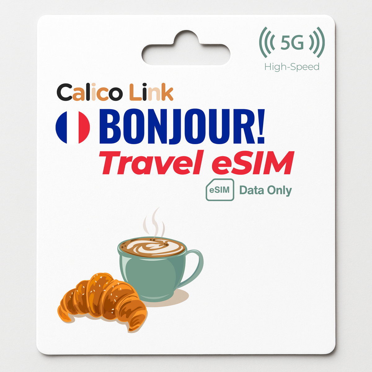 France Travel eSIM 5G Data – CALICO LINK